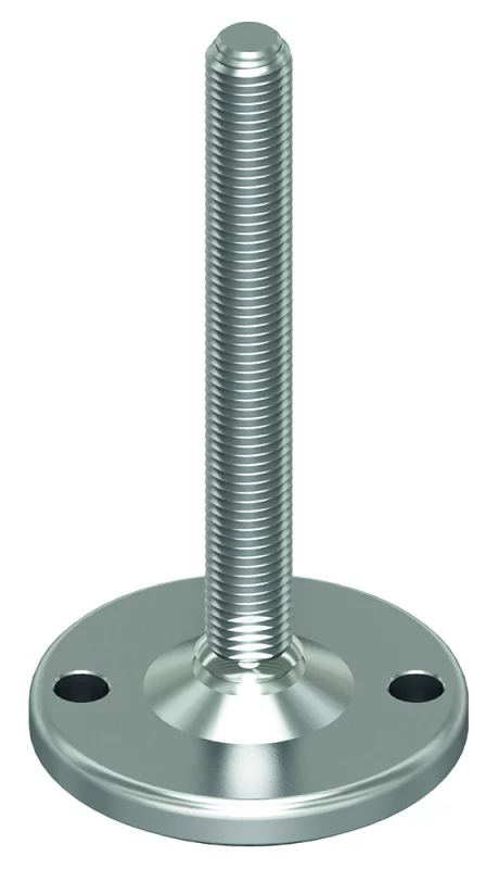 Pieds et supports antivibratoires inox - embase inox massif