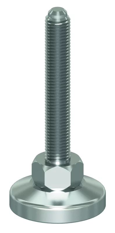 Pieds et supports antivibratoires inox - embase inox massif